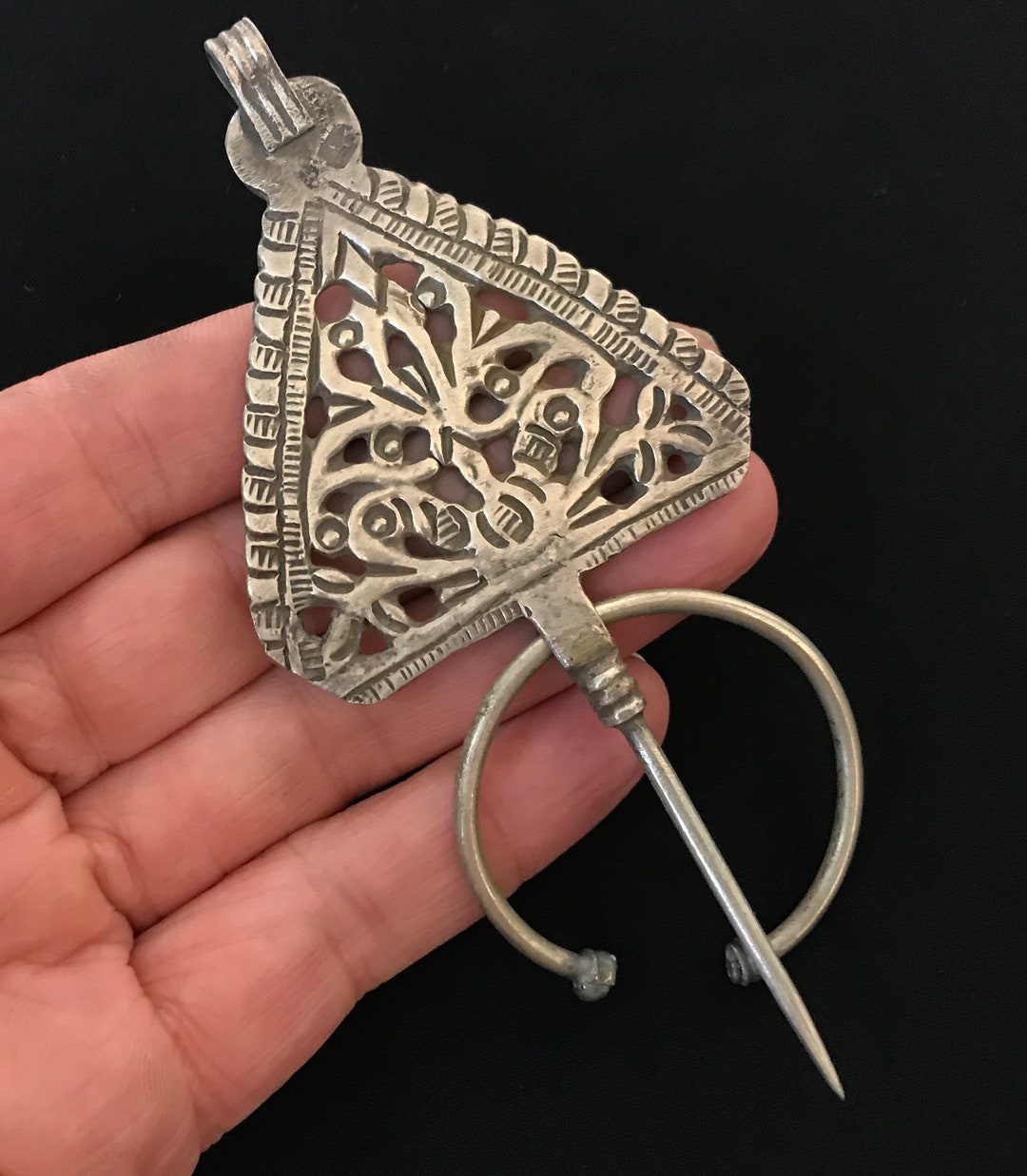 Fibula Pendant , Moroccan Fibula, Traditional Brooch , Classic Cloak ...