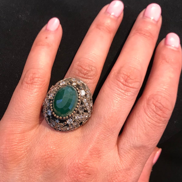 Victorian Style Ring - Etsy