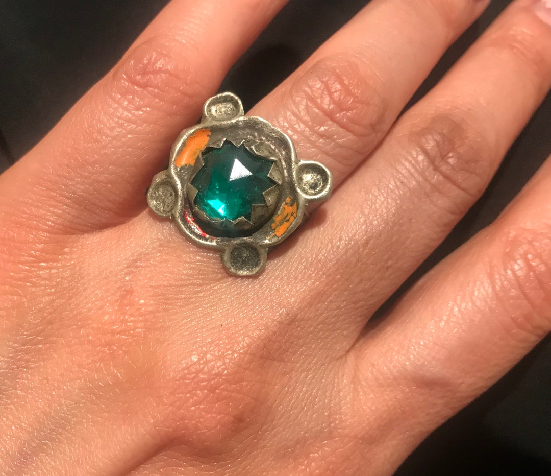 Moroccan Ring , Size 9.5 Vintage Ring , Old Moroccan Berber Ring ...