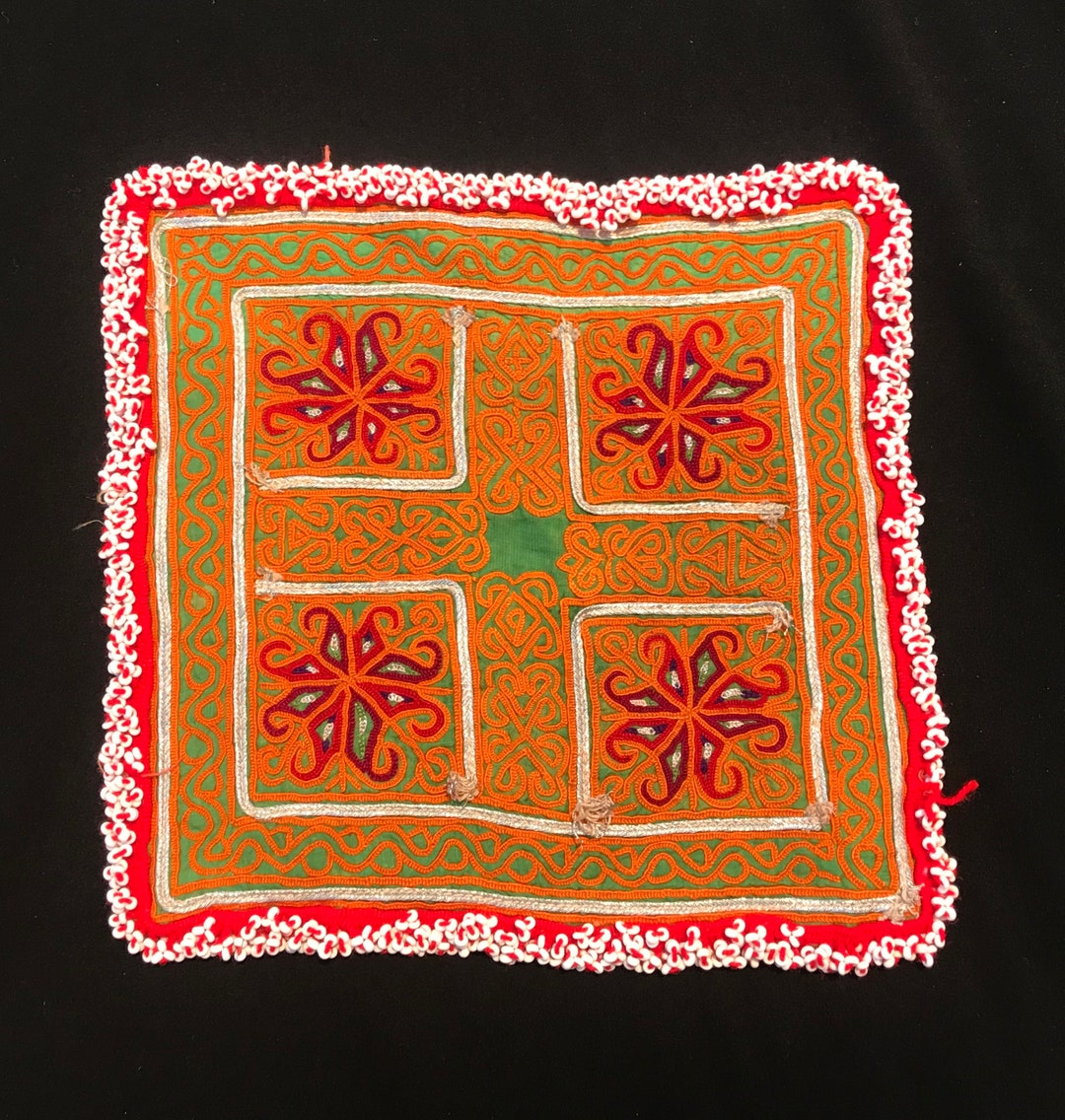 Teapot Coaster,old Textiles,pashtun Embroidery-antique Embroidery ...