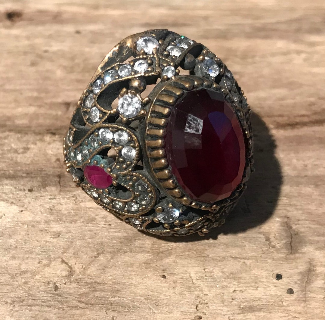 Ring , Victorian Design Ring , Ring Women Jewelry, Brass Ring ...
