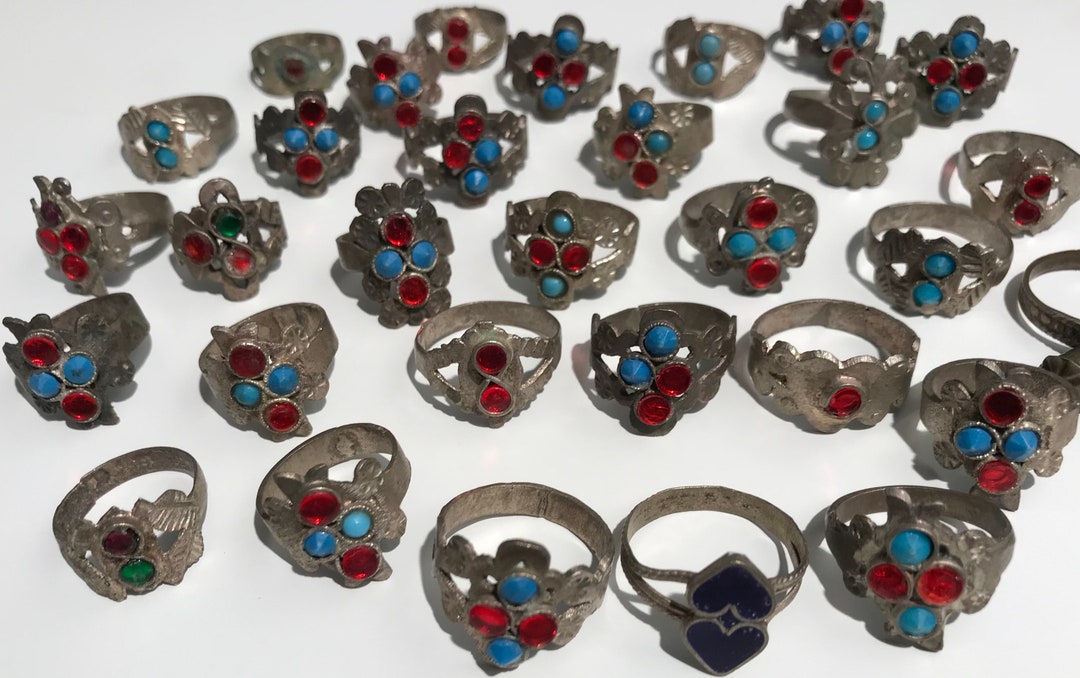 Tribal Rings Mixed Lots 17 Vintage Rings Kuchi Ring,ring, Vintage ...