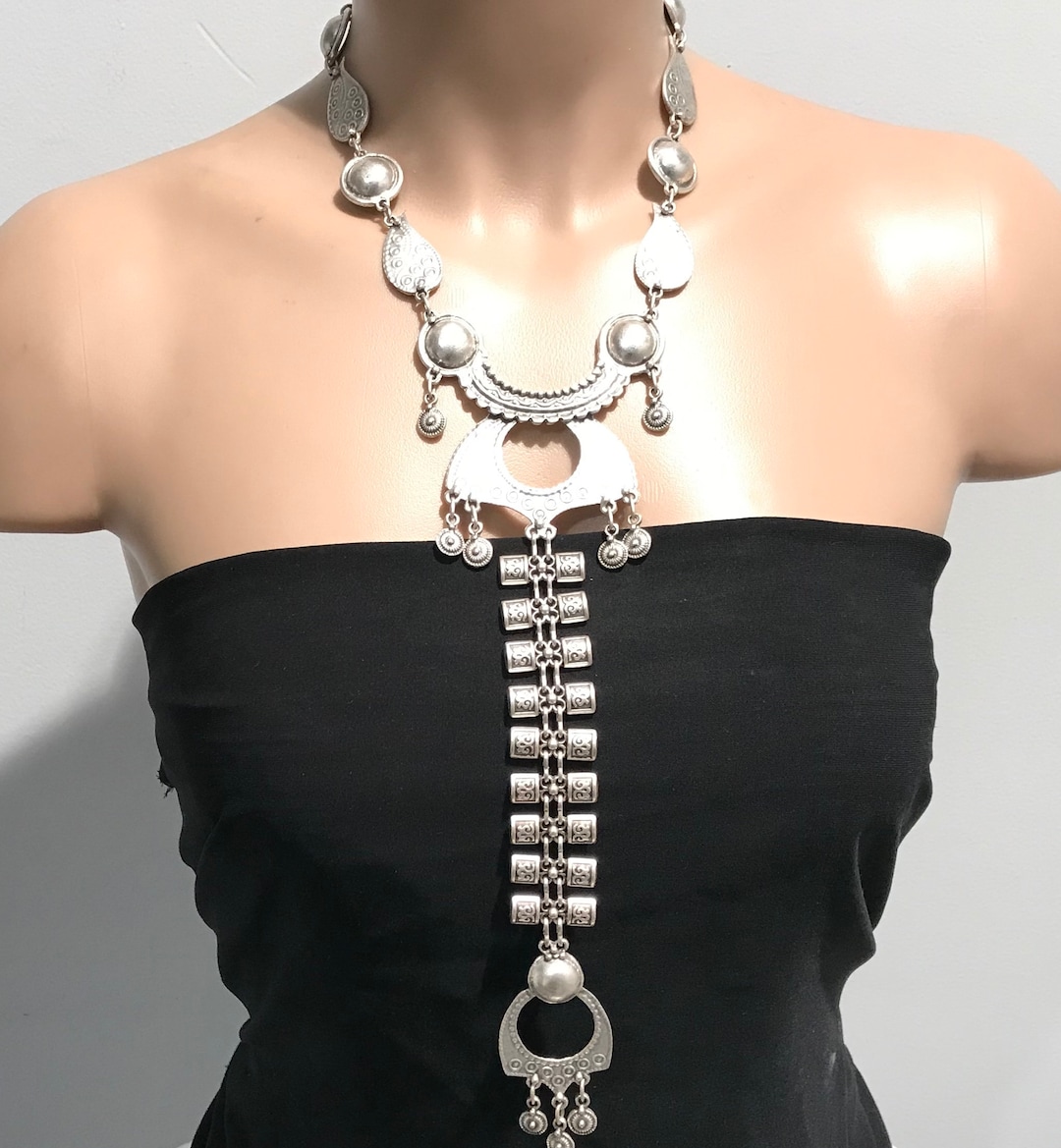 Middle Eastern Necklace - Tribal Jewelry-ethnic Necklace- Handmade ...