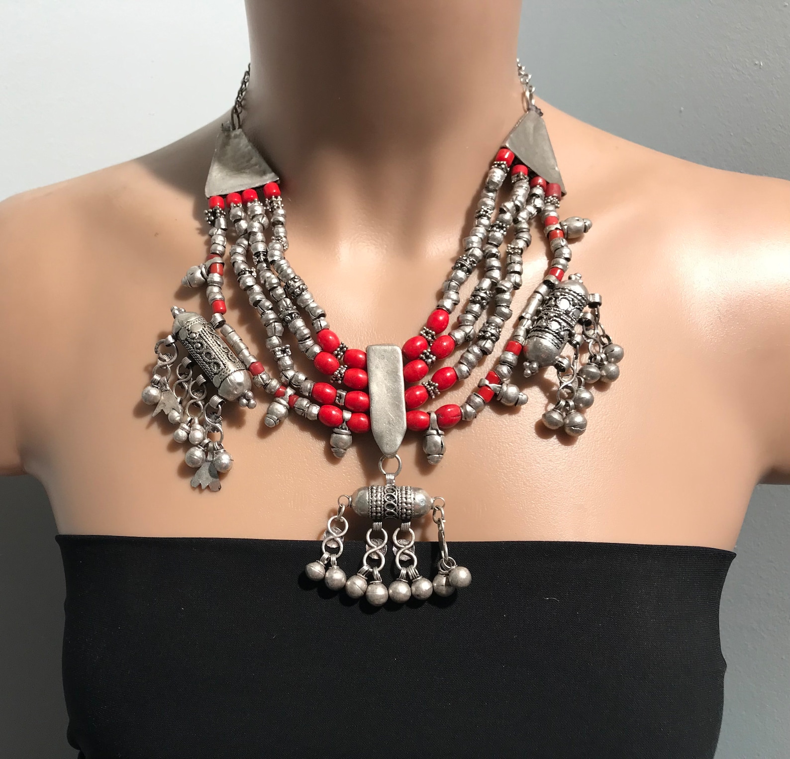 Antique Yemenis Necklace,old Necklace,antique Necklace,middle Eastern ...