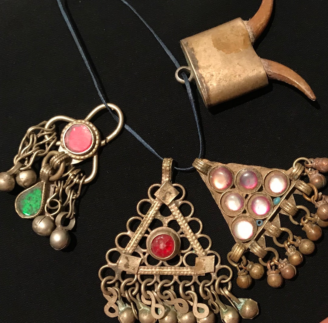 Old Pendants , Kuchi Pendant,tribal Necklace,statement Necklace, Boho ...