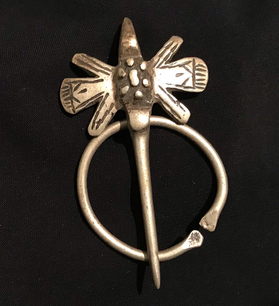 Vintage Berber Fibula Brooch: Moroccan Cloak Pin - Etsy