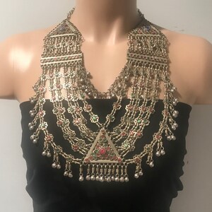 Tribal Necklace Nomadic Necklace-middle Eastern Jewelry-vintage Style ...