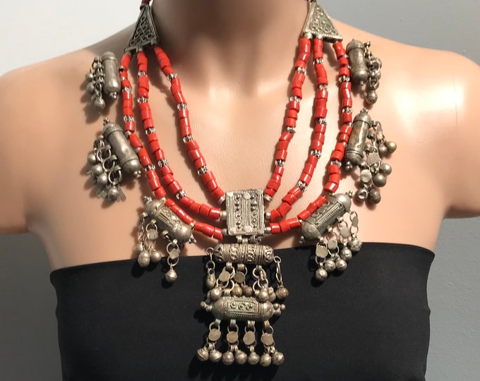 Antique Yemenis Necklace,old Necklace,antique Necklace,middle Eastern ...