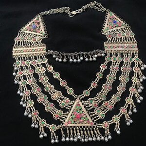 Tribal Necklace Nomadic Necklace-middle Eastern Jewelry-vintage Style ...