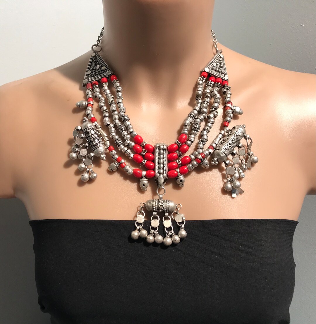 Antique Yemenis Necklace,old Necklace,antique Necklace,middle Eastern ...
