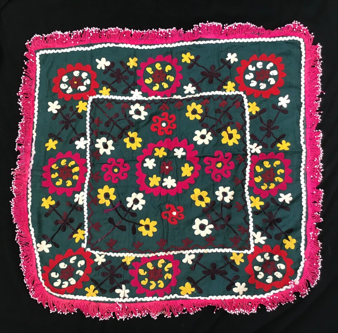 Antique Embroidery-old Textiles-uzbek Suzani Embroidery-uzbek Handwork ...