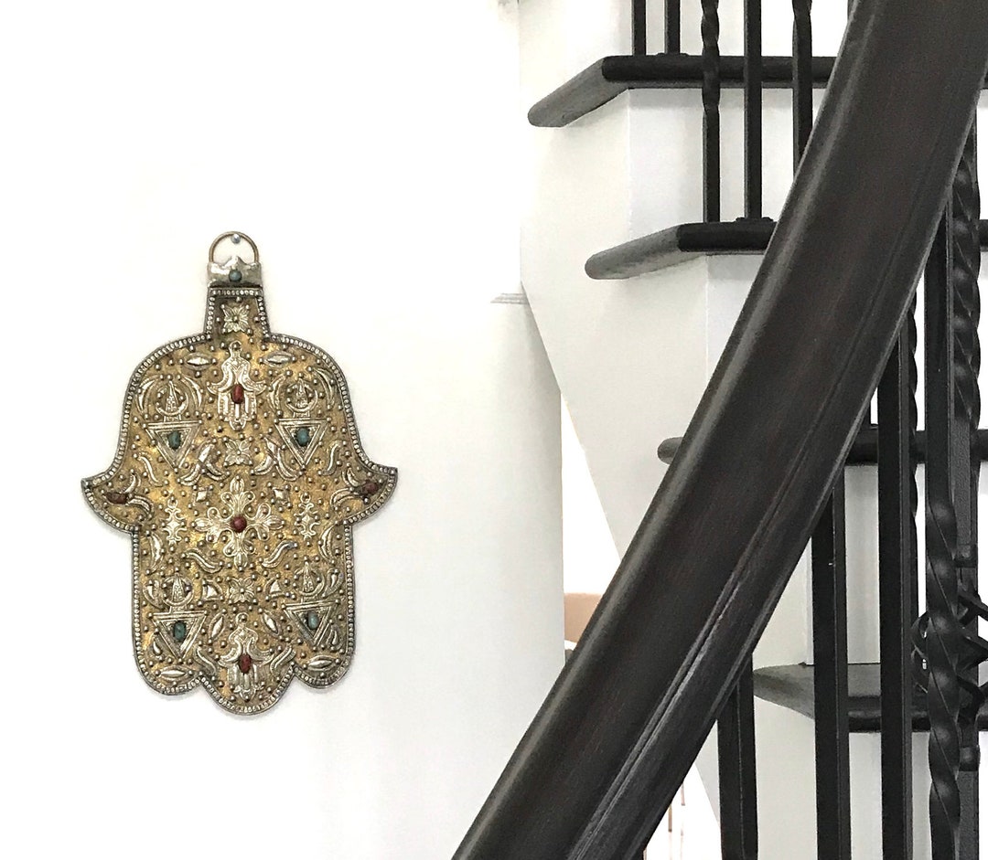 Hands of Fatima , Wall Decor, Khamsa Protection Spiritual Wall Decoration, Middle Eastern ...