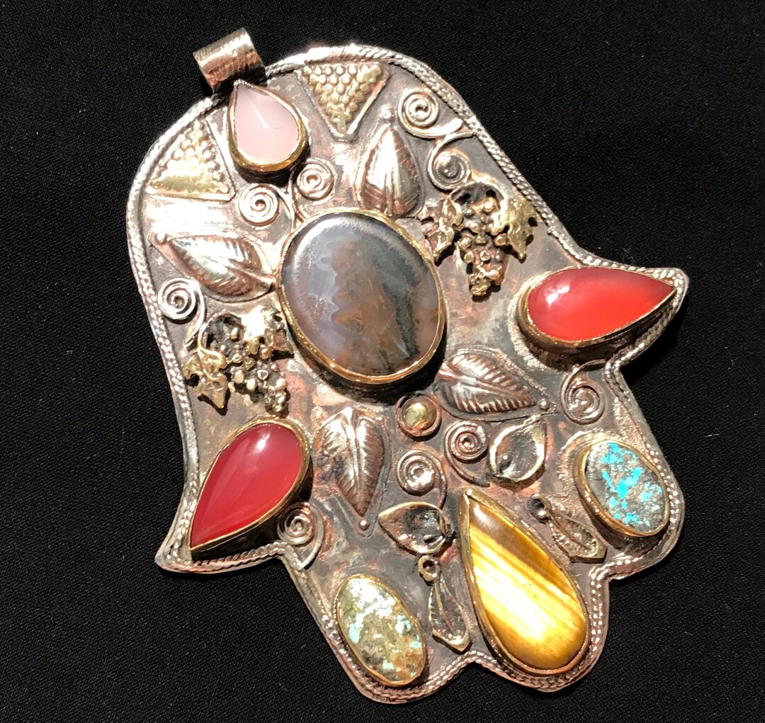 Khamsa Hands of Fatima, Khamsa Pendant, Protection Pendent,khamsa ...