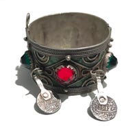 Handmade Berber Silver Bracelet, Moroccan Tribal Jewelry, 58g - Etsy