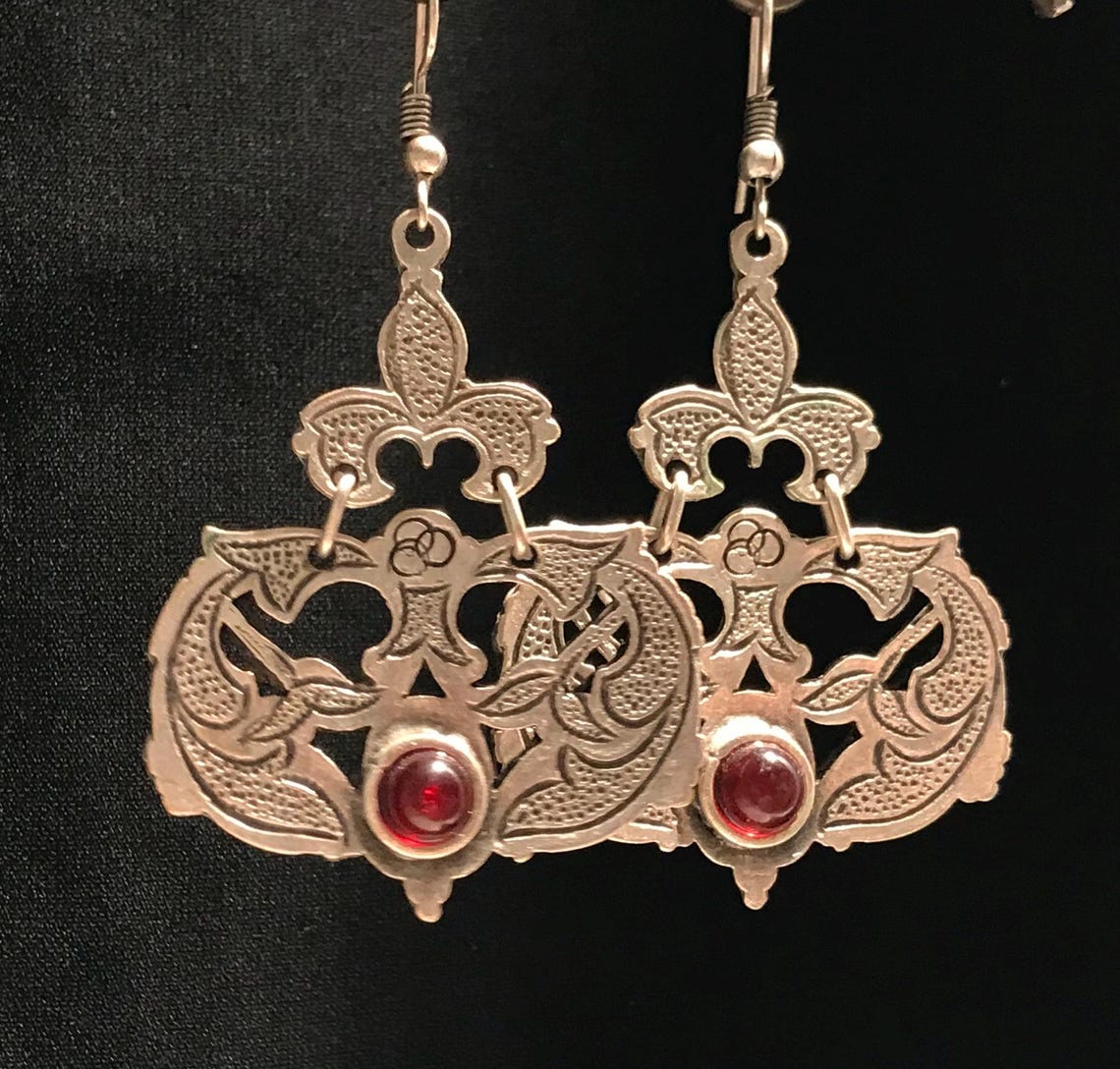 Tribal Dangle Earrings – Middle Eastern Boho Jewelry - Etsy