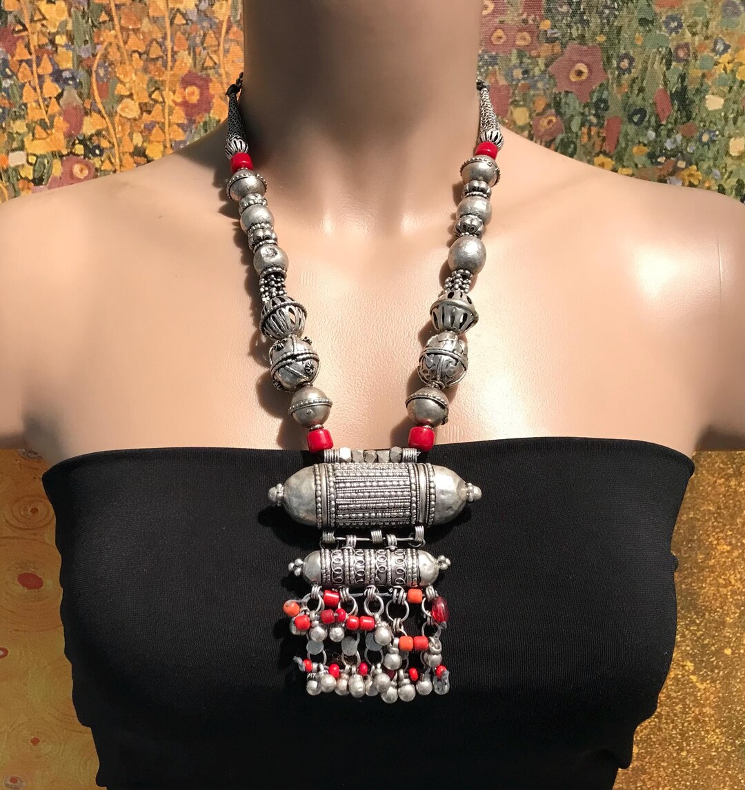 Antique Yemenis Necklace, Old Necklace, Antique Necklace , Middle ...