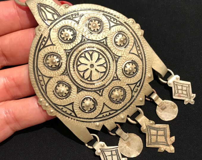 Moroccan Pendant,moroccan Berber Necklace,necklace, Berber Tribal ...