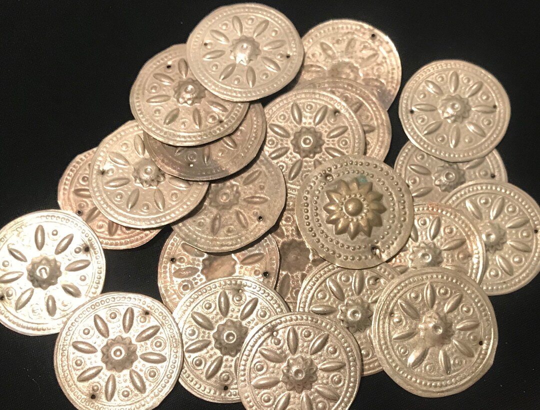 20 Vintage Buttons,buttons,tribal Button,vintage Craft Collection ...