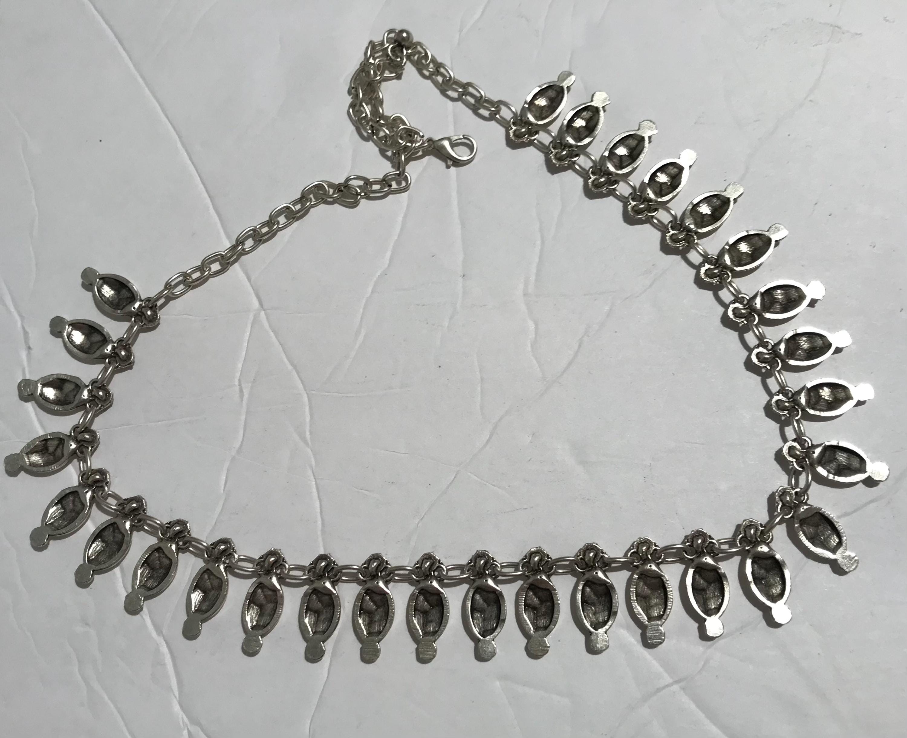 Handmade Middle Eastern Necklace: Boho Tribal Metal Statement Jewelry ...