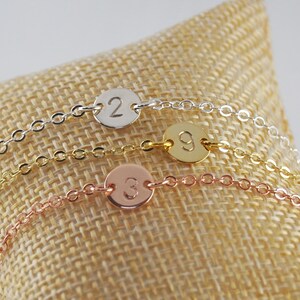 Number Bracelet | Custom Number Bracelet, Personalized Date Bracelet ...