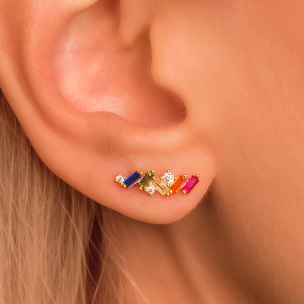 Multicolor Earrings - Etsy