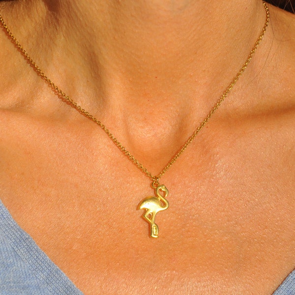 Flamingo Necklace - Etsy