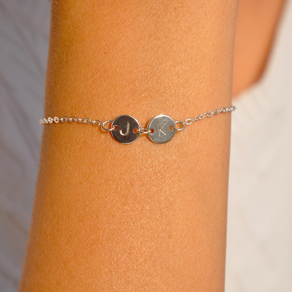 Initial Bracelet - Etsy