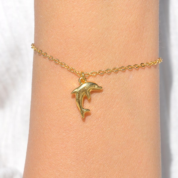 Gold Dolphin - Etsy