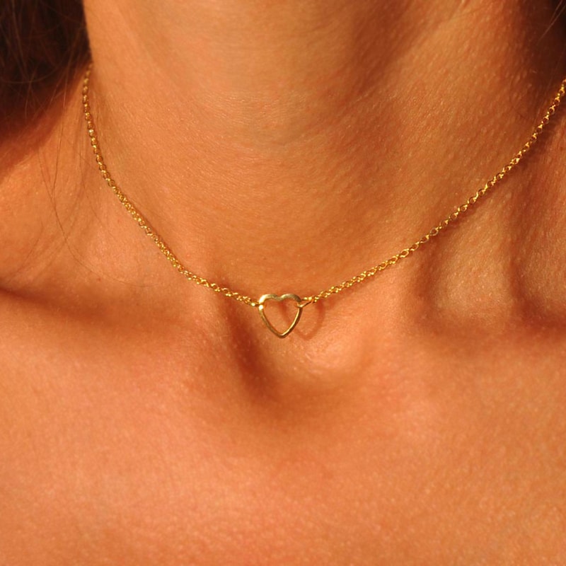 Heart Choker - Etsy