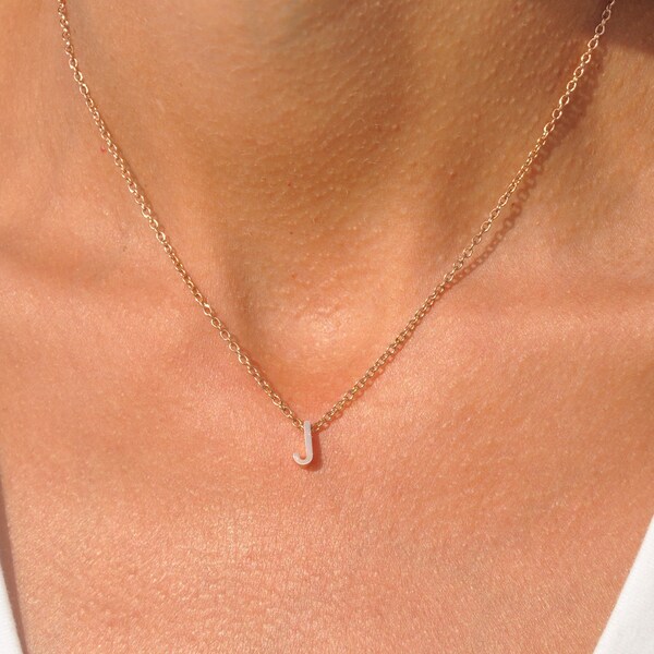 Initial Necklace - Etsy