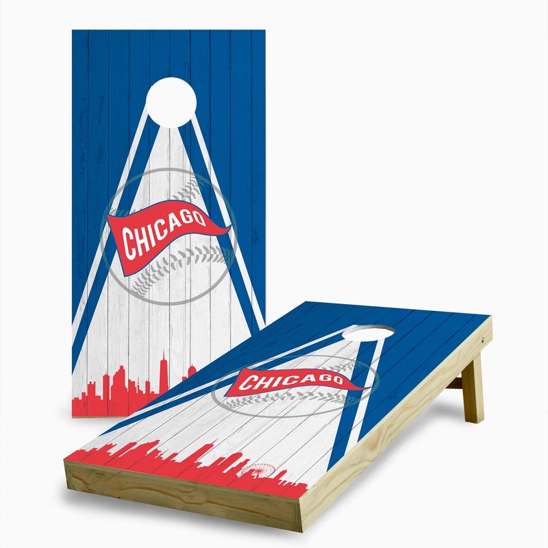 Cubs Cornhole - Etsy
