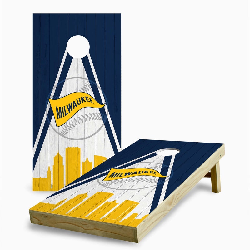Cubs Cornhole - Etsy