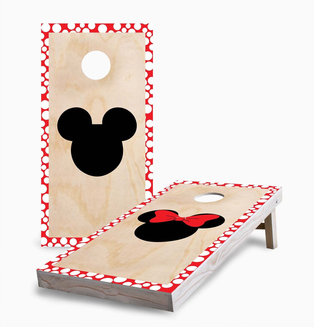 Mr and Mrs Mouse Cornhole Game Custom Bean Bag Toss Cornhole Set ...