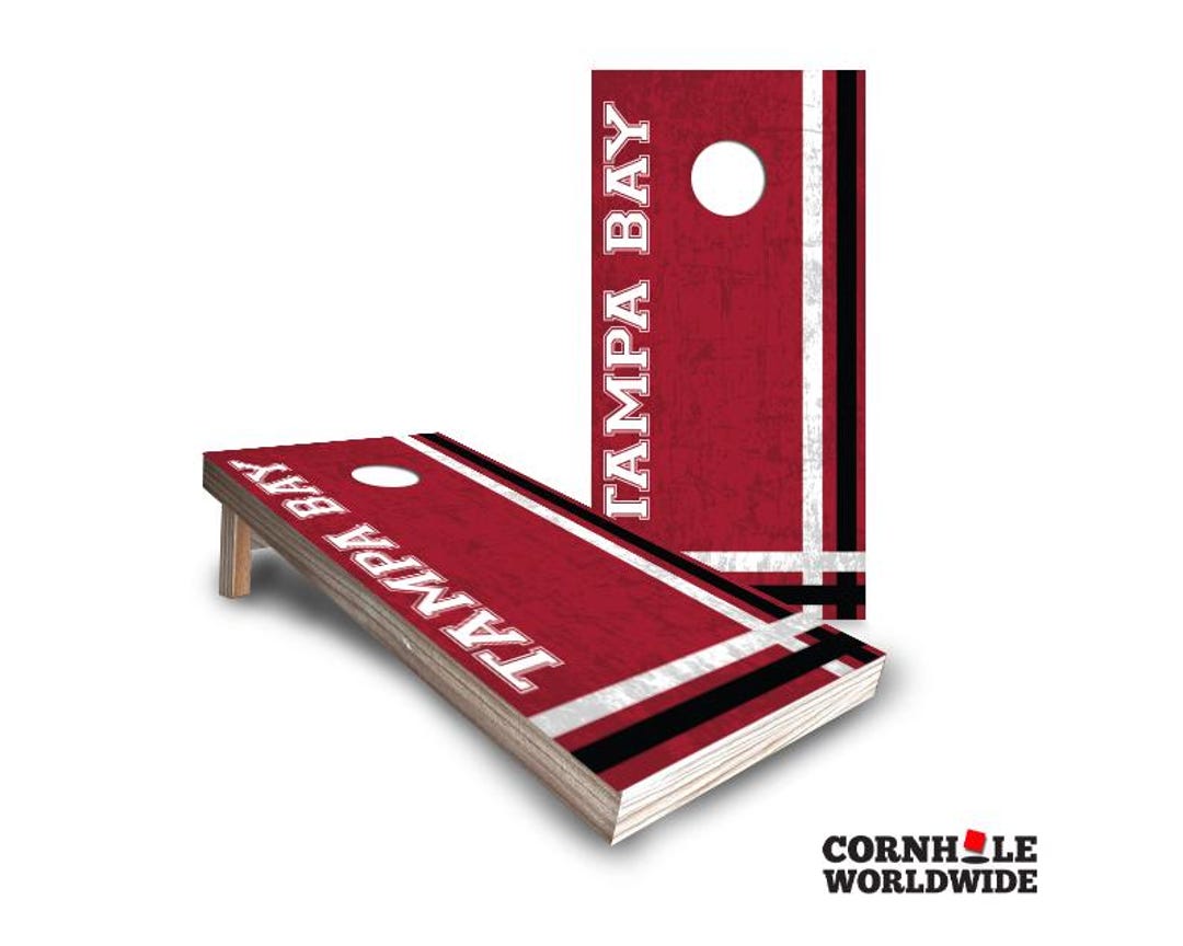 Cornhole Yard Lawn Board Game With Bags, Customizable Outdoor Tailgate ...