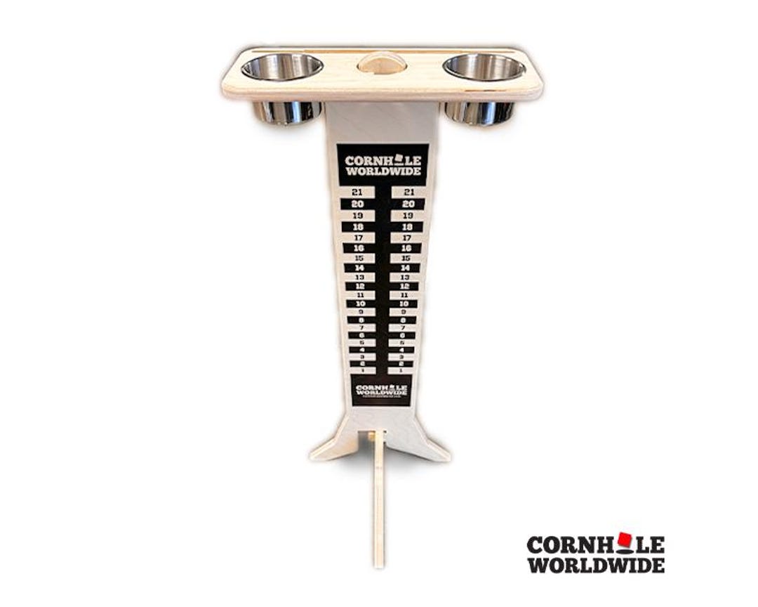 Cornhole Score Stands - Personalized Wooden Scorekeepers for Outdoor ...