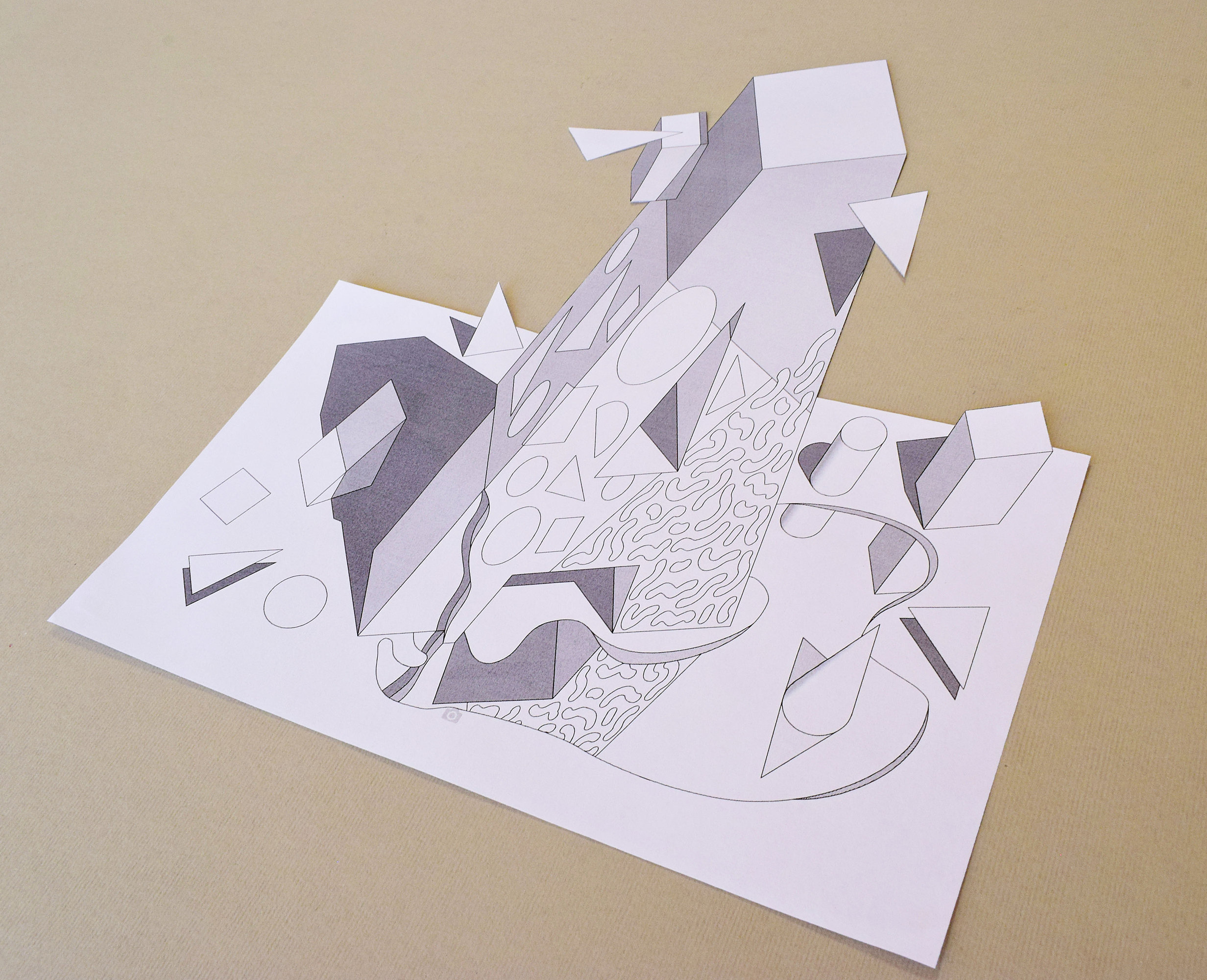 Optical Illusion 3D Art Coloring Page Anamorphic Art - Etsy UK