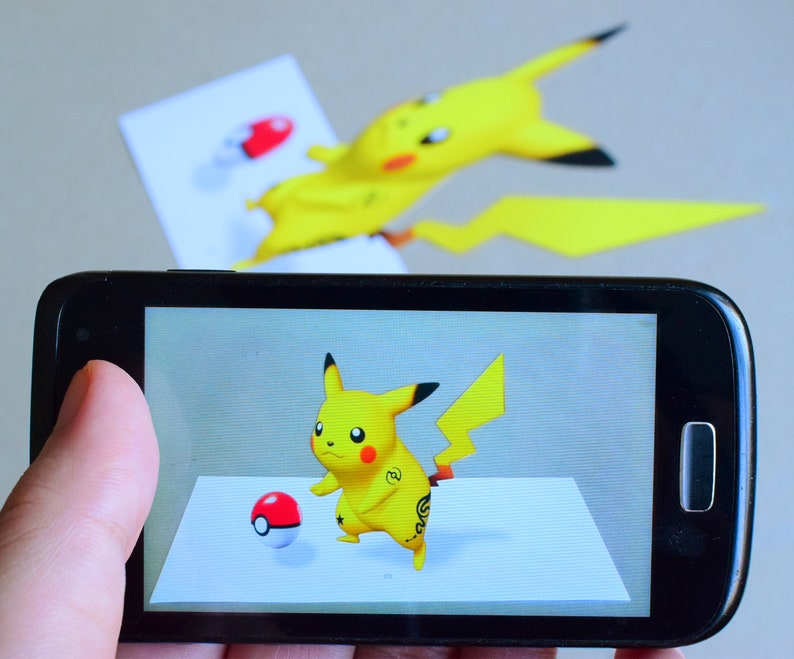 Optical Illusion Pikachu Coloring Page, 3D Art, Anamorphic Art ...