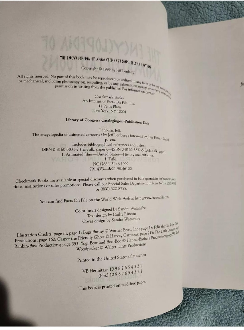 The Encyclopedia of Animated Cartoons - Paperback by Lenburg, Jeff ...