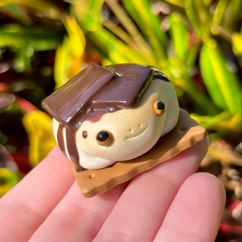 S'mores Frogs & Snakes | Handmade Polymer Clay Figurine | CUSTOM Made ...