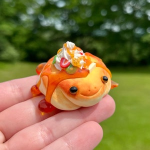 Pancake Frogs Polymer Clay Frog Figurine INEDIBLE - Etsy UK