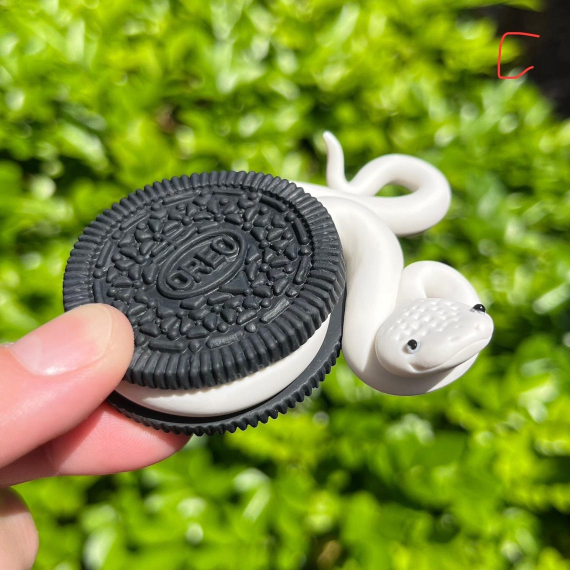 Oreo Snakes!! | Handmade Polymer Clay Snake Figurines - Etsy