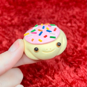 PRE-ORDER Frosted Sugar Cookie Frog | Handmade Polymer Clay Frog ...