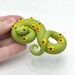 Black-eyed Susan Snake olive Body Polymer Clay Snake Sculpture - Etsy
