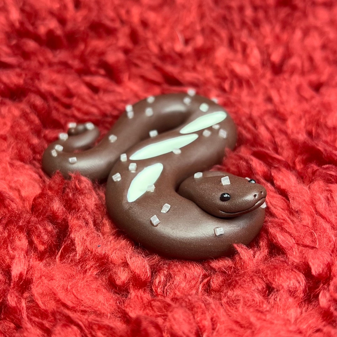 Pretzel Snake Polymer Clay Snake Sculpture - Etsy