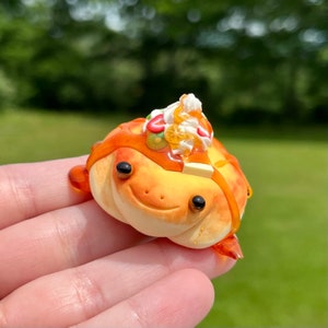 Pancake Frogs Polymer Clay Frog Figurine INEDIBLE - Etsy UK