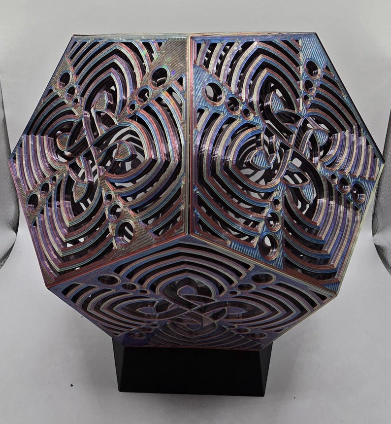 Lotus Knot V1 Shadow Lamp - Etsy