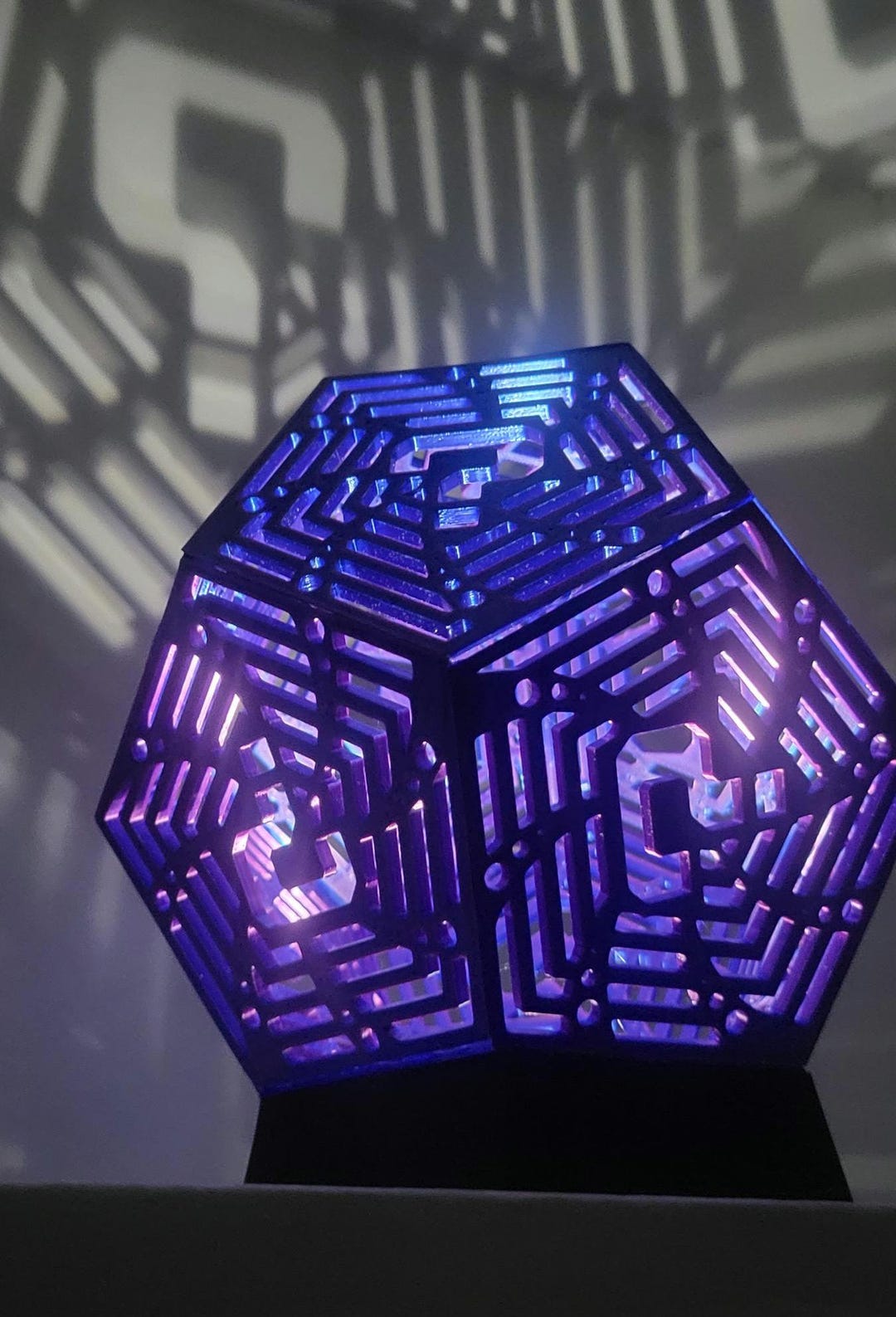 Tipper RGB LED Shadow Lamp - Etsy