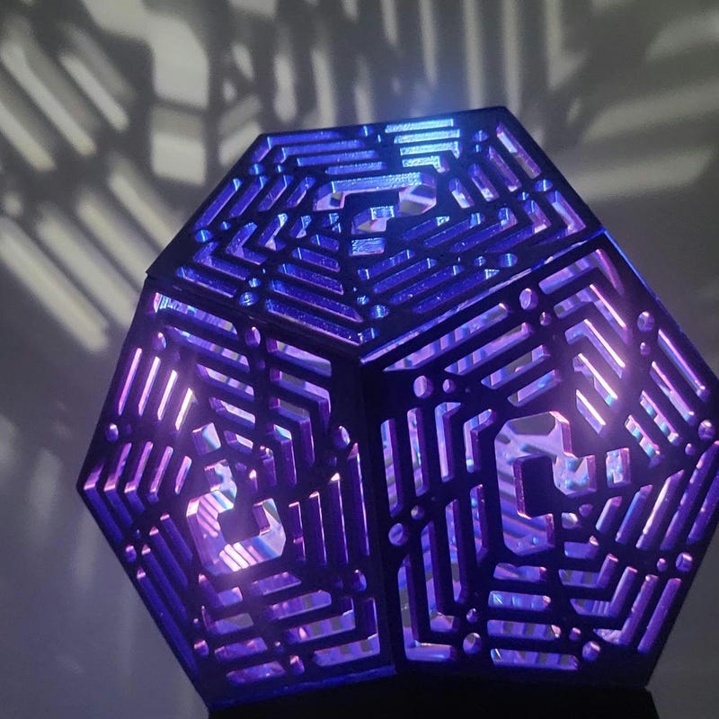 Sacred Geometry Lamp - Etsy