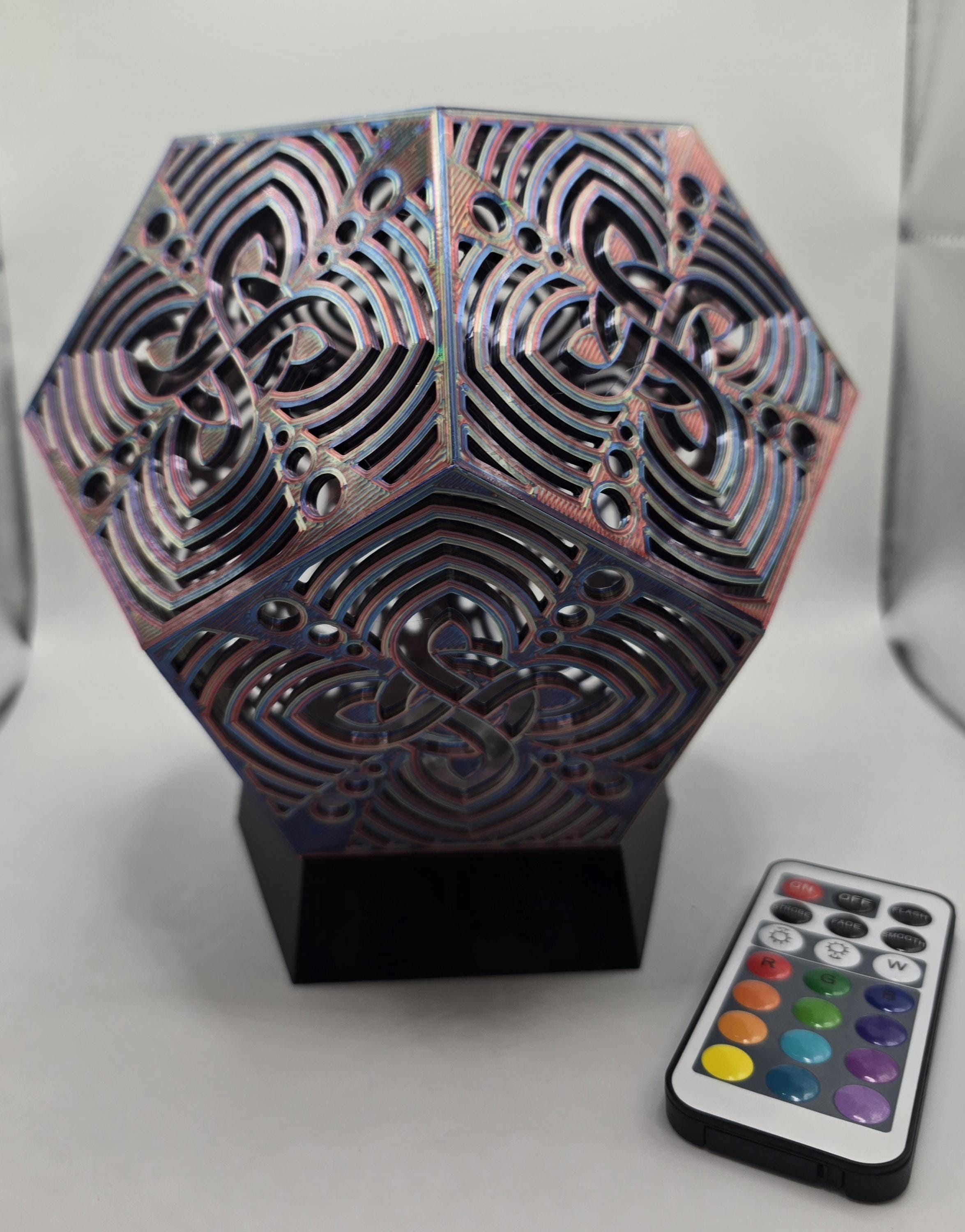 Lotus Knot V1 Shadow Lamp - Etsy
