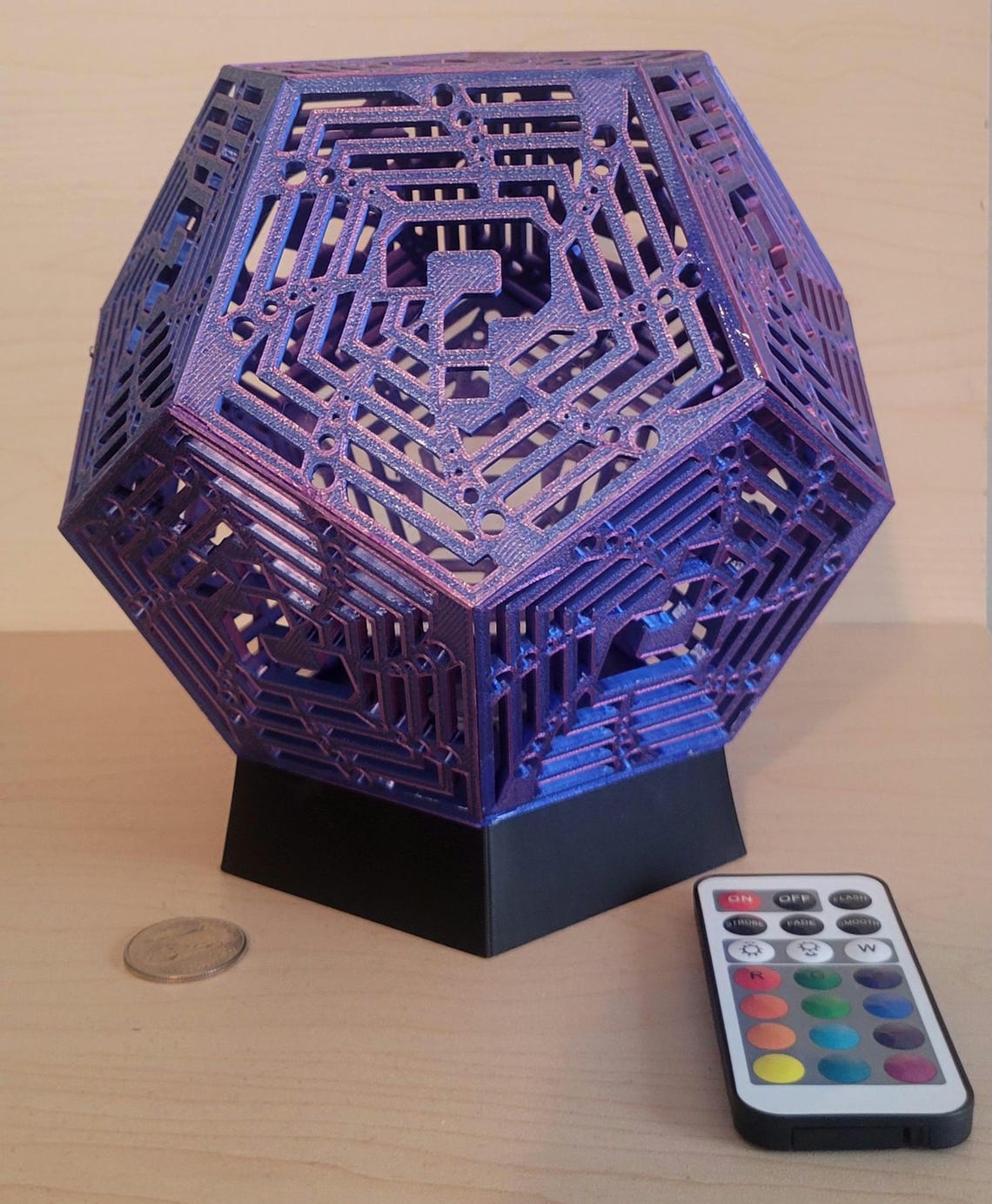 Tipper RGB LED Shadow Lamp - Etsy